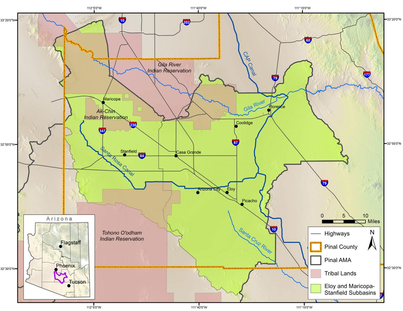Eloy and Maricopa-Stanfield Basin Study - CAP